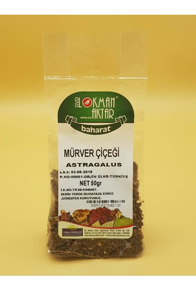 Lokman Aktar Mürver Çiçeği 50 gr Lokman Aktar Mürver Çiçeği 50 gr