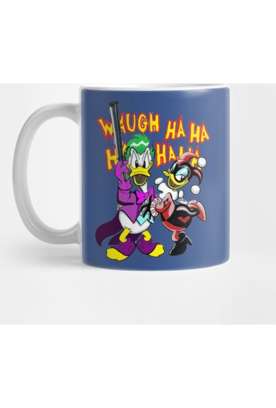 Fizello Joker And Harley Quinn Played By Donald Duck And Daisy Duck Kupa Bardak