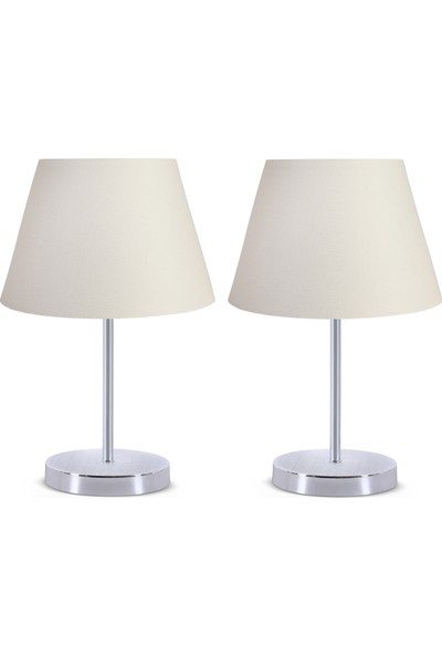 Homing Lara Krom Gövdeli 2'li Abajur Seti AYD-2344