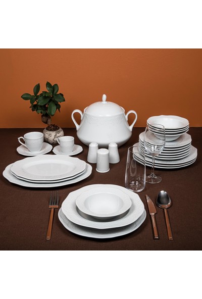 Güral 83 Parça Ottoman Yemek Takımı