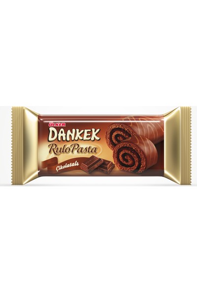 Ülker Dankek Rulo Pasta Çikolatalı 235 gr Ülker Dankek Rulo Pasta Çikolatalı 235 gr