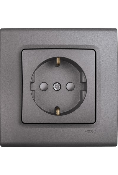 Viko Linnera Life Granit Grisi Topraklı Priz Viko Linnera Life Granit Grisi Topraklı Priz