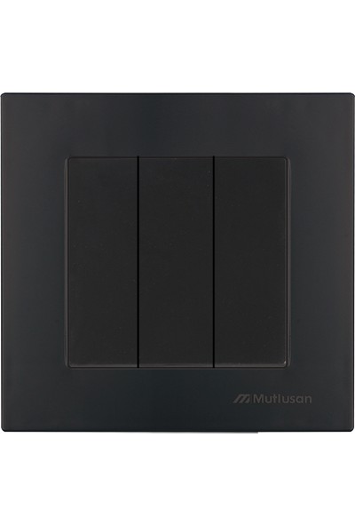 Mutlusan Rita Serisi Siyah Üçlü Anahtar Çerçeveli