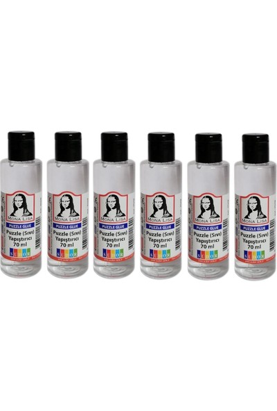 Südor Mona Lisa Puzzle Sıvı Yapıştırıcı 70 ml Nontoxic 6'lı