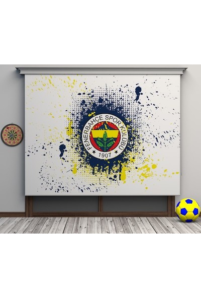 Tekstil Net Fenerbahçe Baskılı Stor Perde Fb-18 Tekstil Net Fenerbahçe Baskılı Stor Perde Fb-18
