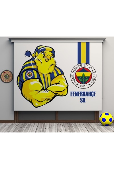 Tekstil Net Fenerbahçe Baskılı Stor Perde Fb-24 Tekstil Net Fenerbahçe Baskılı Stor Perde Fb-24