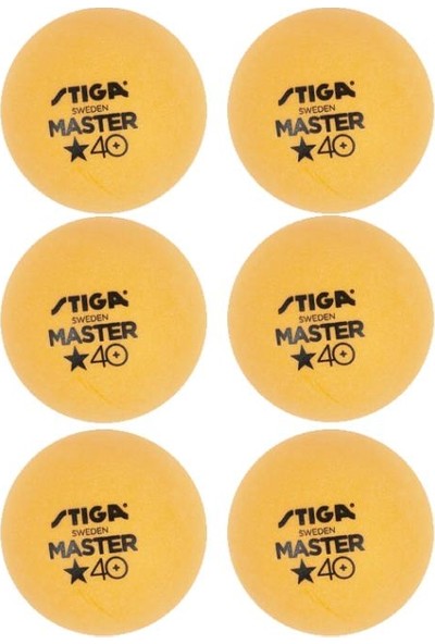 Stiga Master 6lı Masa Tenisi Pinpon Topu Turuncu (1112-2303) Stiga Master 6lı Masa Tenisi Pinpon Topu Turuncu (1112-2303)