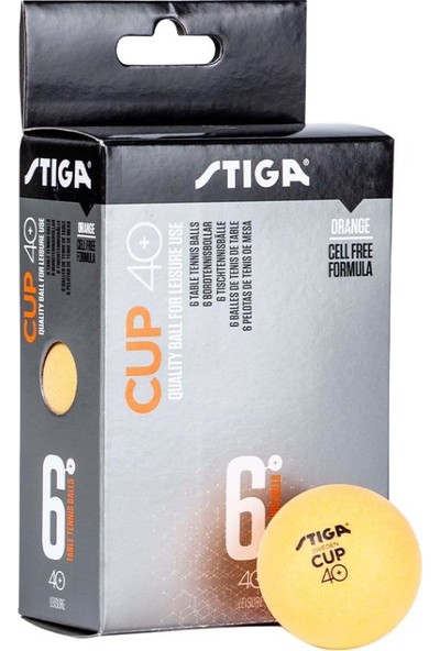 Stiga Cup 6lı Masa Tenisi Pinpon Topu Turuncu (1110-2503) Stiga Cup 6lı Masa Tenisi Pinpon Topu Turuncu (1110-2503)