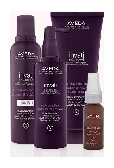 Aveda Invati Advanced Saç Dökülmesine Karşı Bakım Seti Hafif Doku Aveda Invati Advanced Saç Dökülmesine Karşı Bakım Seti Hafif Doku