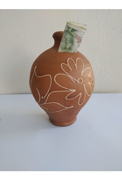 Dalga Toprak Sabır Kumbarası 20 cm Dalga Toprak Sabır Kumbarası 20 cm