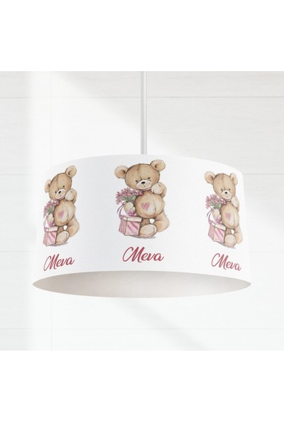 Homamia Kişiye Özel Dijital Baskı Abajur Ayı Homamia Kişiye Özel Dijital Baskı Abajur Ayı