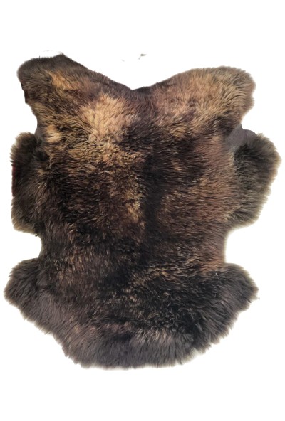 Bienna Fur El Dokuması Kahverengi Post Halı