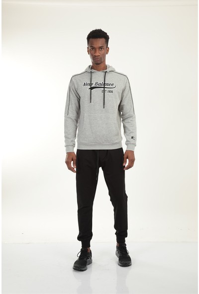 New Balance New Balance Nb Team Hoodie Erkek Spor Kapüşonlu Üst Sweatshirt