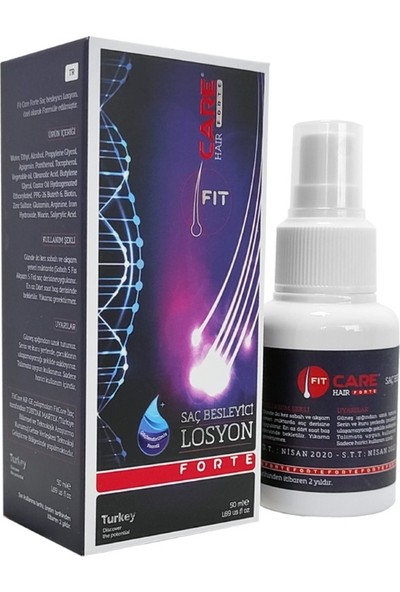 Fitcare Forte Saç Kürü Bakım Losyonu % 30 Daha Güçlü 50 ml