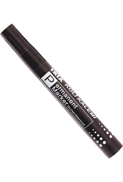 Trix Koli Kalemi Permanent Marker Siyah 5 Adet