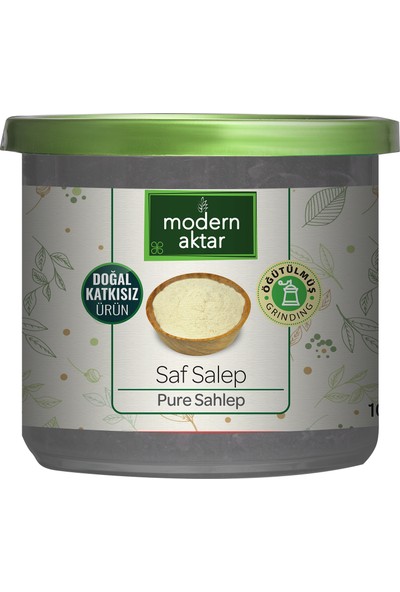 Modern Aktar Doğal Saf Salep 100 gr Modern Aktar Doğal Saf Salep 100 gr