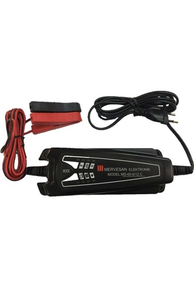 Mervesan MS-60-6/12C 60W Akü Şarj Adaptörü Mervesan MS-60-6/12C 60W Akü Şarj Adaptörü