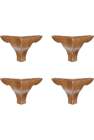 Adem Koç Plastik 12 cm Nehir Ahşap Desenli Plastik Mobilya Ayağı (4 Lü) Adem Koç Plastik 12 cm Nehir Ahşap Desenli Plastik Mobilya Ayağı (4 Lü)