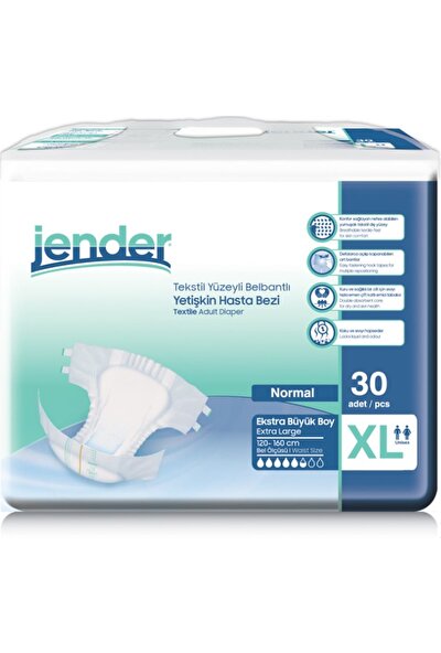 Jender Hasta Bezi Belbantlı Xlarge 30'lu Jender Hasta Bezi Belbantlı Xlarge 30'lu