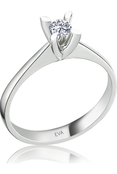 Eva Pırlanta Tektaş Yüzük 0,44 Karat G Renk 21667