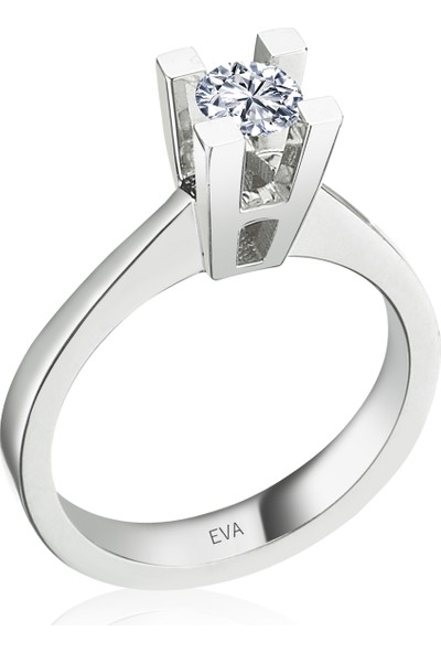 Eva Pırlanta Tektaş Yüzük 0,47 Karat H Renk 566176