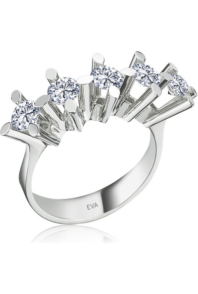 Eva Pırlanta Beştaş Yüzük 2,05 Karat G Renk 991415