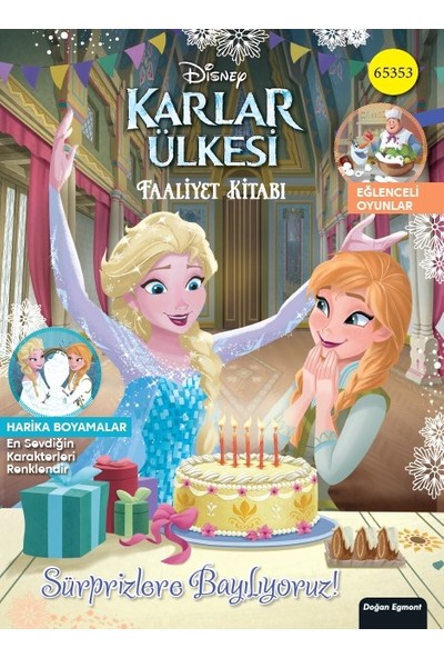 Karlar Ülkesi Faaliyet Kitabı - Sürprizlere Bayılıyoruz Karlar Ülkesi Faaliyet Kitabı - Sürprizlere Bayılıyoruz