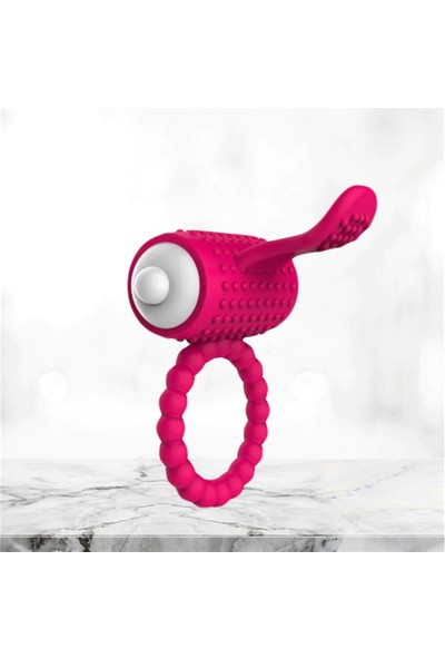 Silikon Güçlü Titreşimli Klitoral Uyarıcılı Penis Halkası Yüzüğü Silikon Güçlü Titreşimli Klitoral Uyarıcılı Penis Halkası Yüzüğü