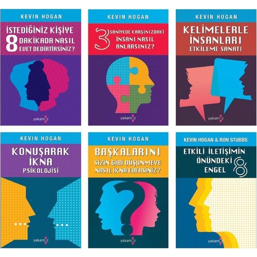 Kevin Hogan Kişisel Gelişim Seti 6 Kitap - Kevin Hogan Kitabı