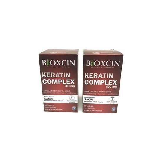 Bioxcin Keratin Komplex 2'li 60 Tablet 500 mg Fiyatı