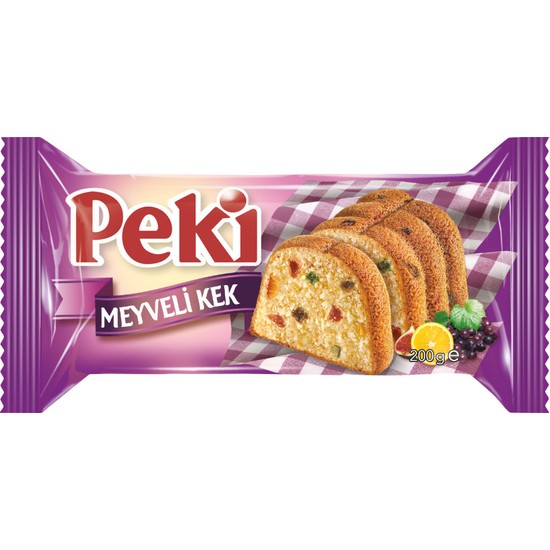 Peki Meyveli Kek 200 gr Fiyatı, Taksit Seçenekleri ile Satın Al
