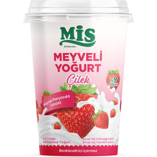 Mis Meyveli Yoğurt Çilek 500 gr Fiyatı - Taksit Seçenekleri Mis Meyveli Yoğurt Çilek 500 gr Fiyatı - Taksit Seçenekleri