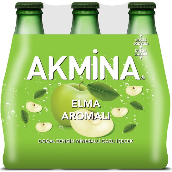 Akmina Maden Suyu Elma 6*200 Ml Fiyatı - Taksit Seçenekleri