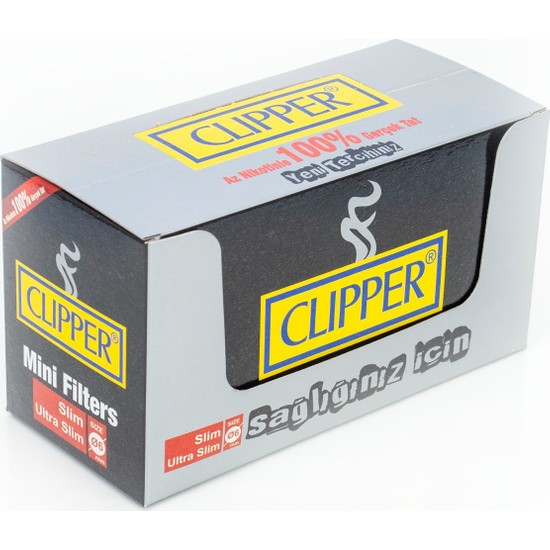 Clipper Slim Filtre, Ağızlık, Sigara Filtresi - 6mm (Ultra Fiyatı