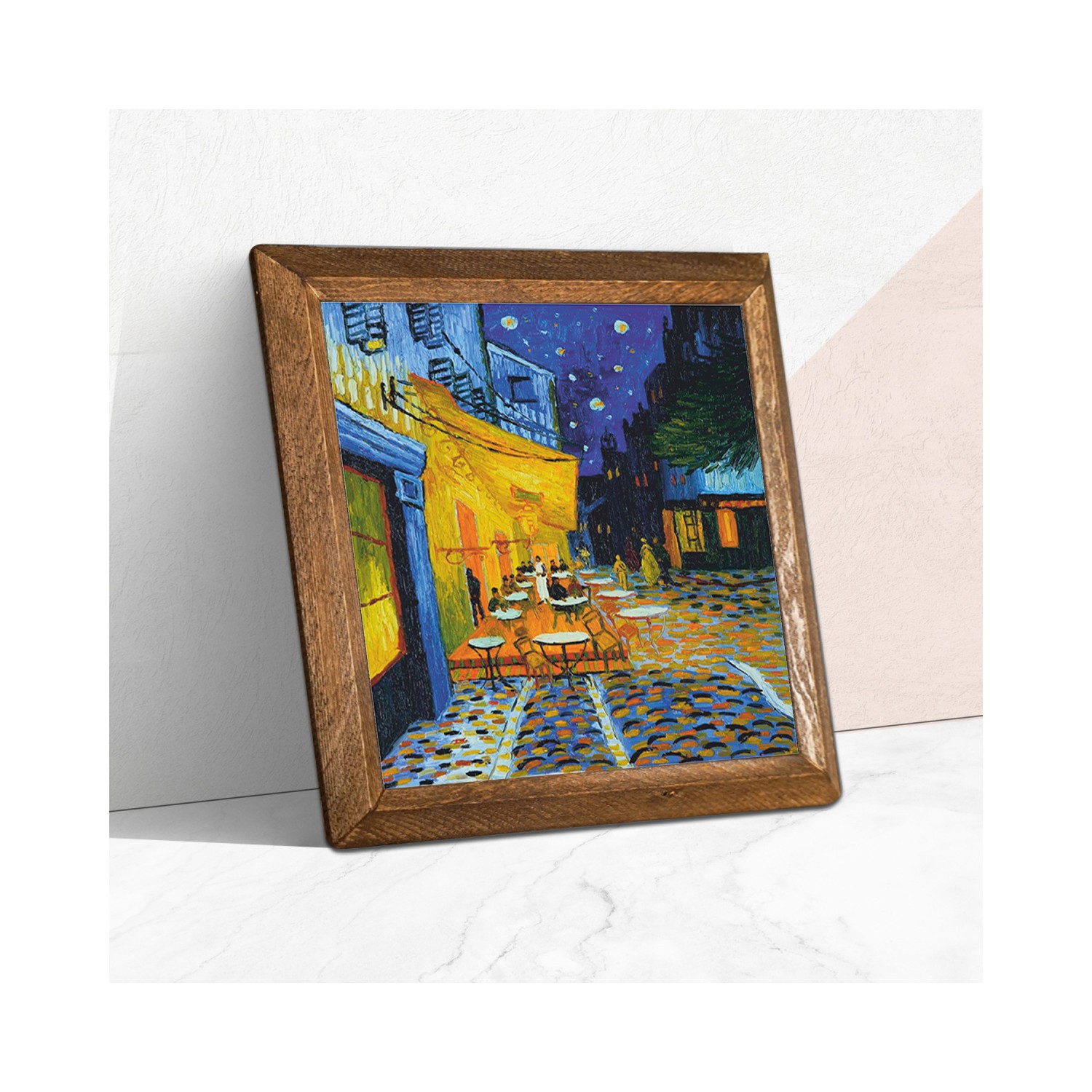 Pinecone Vincent van Gogh Kafe Terasta Gece Taş Duvar Fiyatı