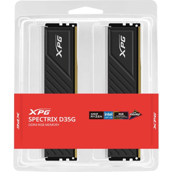 Xpg Spectrix D35 64GB (32X2) Rgb Ddr4 3600MHZ CL18 1.35V Fiyatı