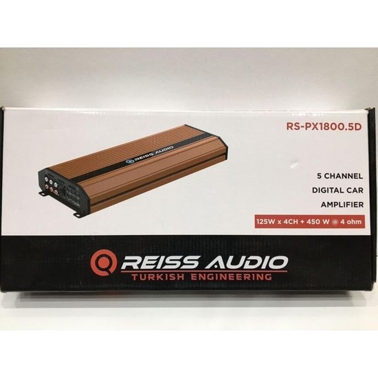 Reiss Audio RS-PX1800.5D 5 Kanal Amfi Hem Bas Hem Hoparlör Fiyatı