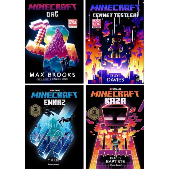 Minecraft Roman Serisi 4 Kitap Set / Cennet Testleri - Dağ - Kitabı