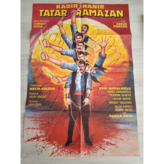 Tatar Ramazan Film Afişi / Film Poster - Kadir Inanır - Fiyatı