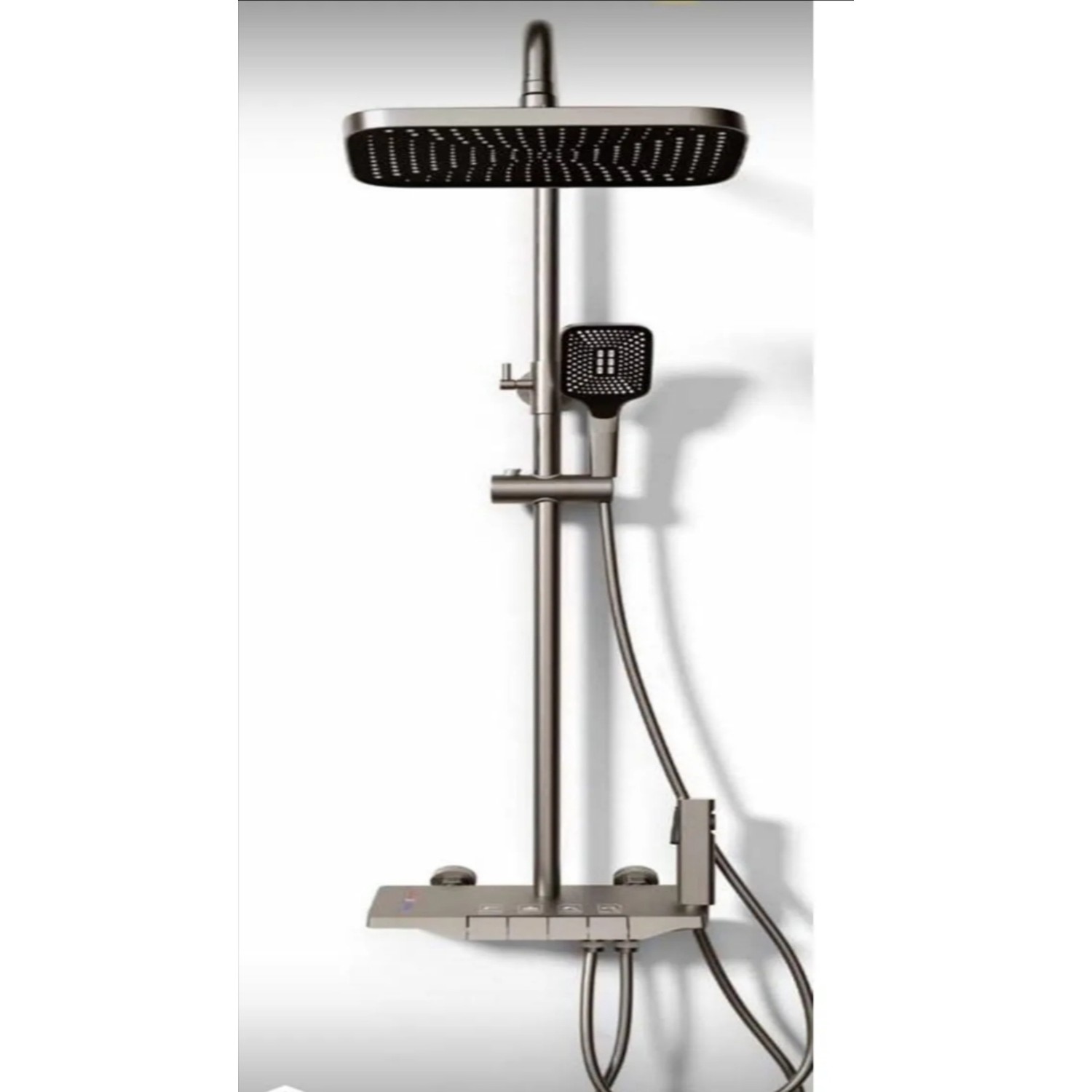 Fleko Gri Renk, Yeni Nesil Robot, Kare Tepe Duş Seti Piyano Fiyatı