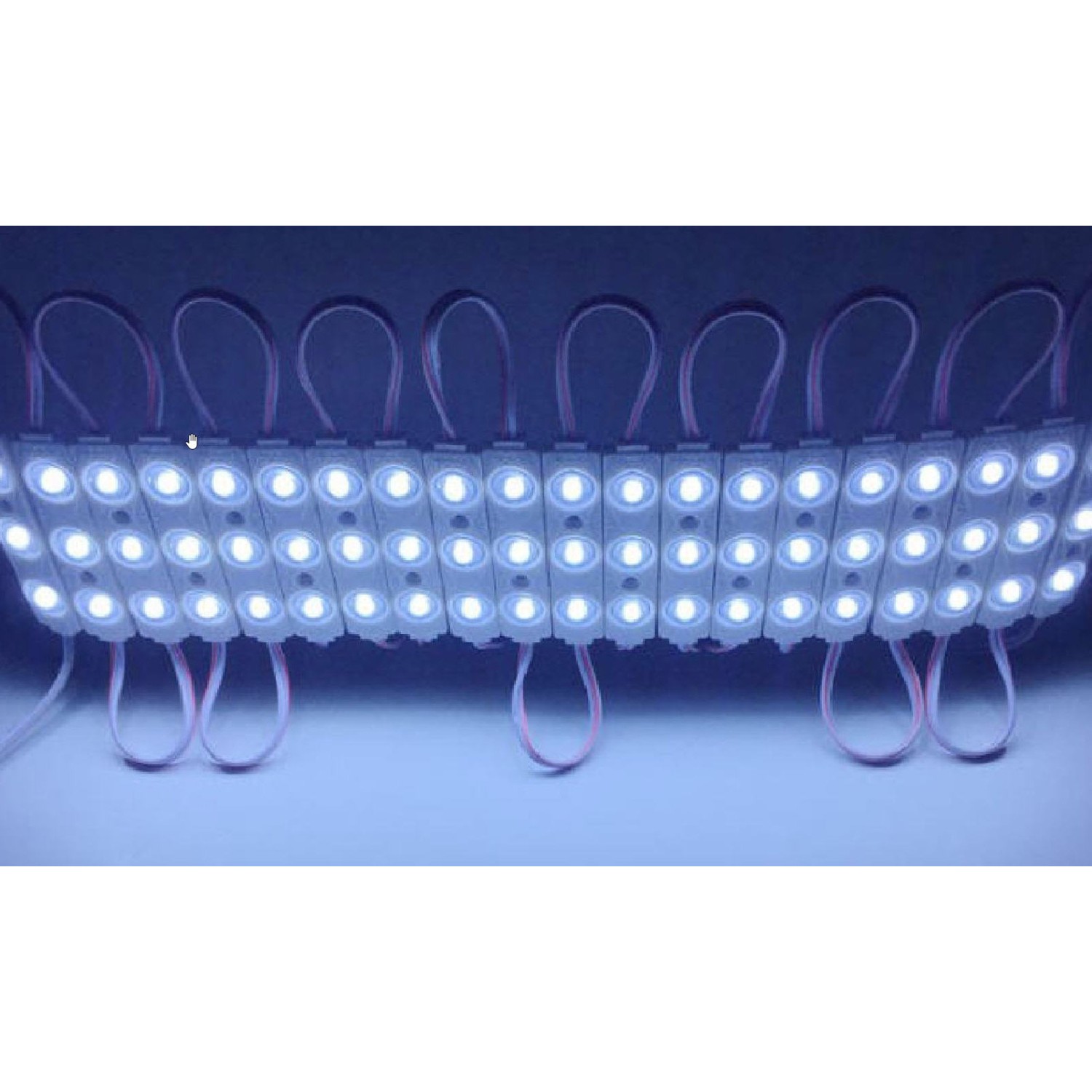 Zembil 25 Adet Beyaz 12V 1.5W 3 Ledli Mercekli Parmak LED Fiyatı