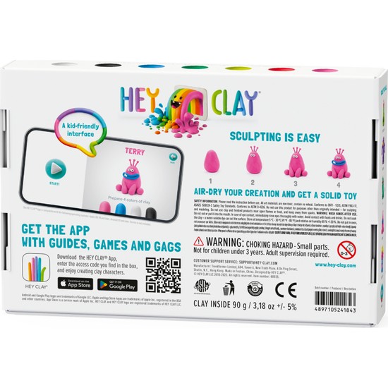 Hey Clay Hava ile Kuruyan Kil (6'lı Kutu) - Monsters Fiyatı