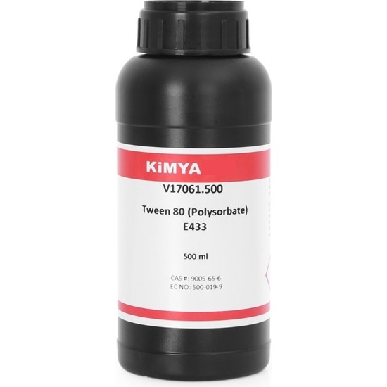 Zürih Ticaret Tween 80 - 500 ml Şişe - Polisorbat E433 - Fiyatı