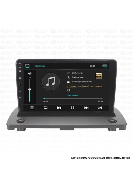 Myway Volvo S40 Android 12 Multimedya Carplay 4gb RAM+64GB Fiyatı
