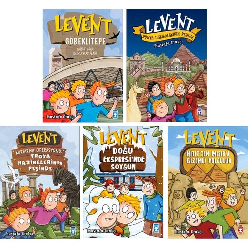 Levent Serisi 5 Kitap Set / Göbeklitepe - Dünya Kitabı