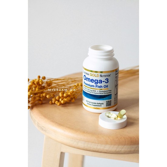 California Gold Nutrition Omega-3 Premium Fish Oil, 180 Epa Fiyatı