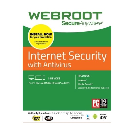 Webroot Secure Internet Securty 3pc 2year Fiyatı