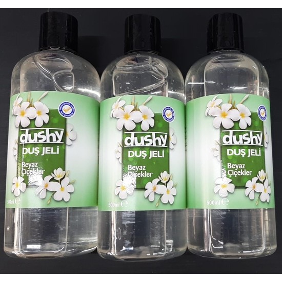 Dushy Duş Jeli Beyaz Çiçekler 500 ml 3 Lü Paket Fiyatı