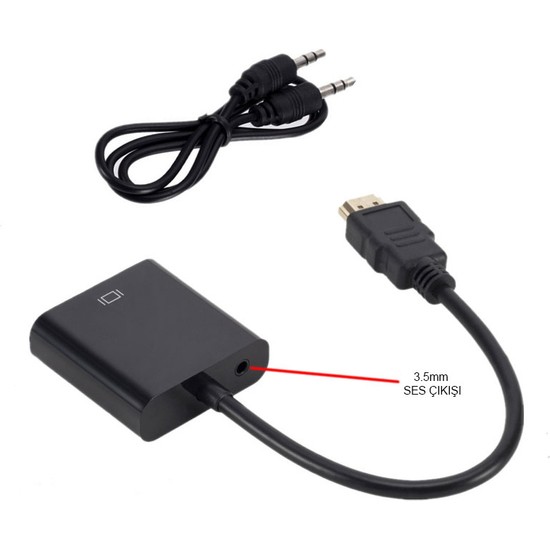 Keepro Hdmı To Vga Audio çecirici Converter Kablo Hdmi Den Fiyatı