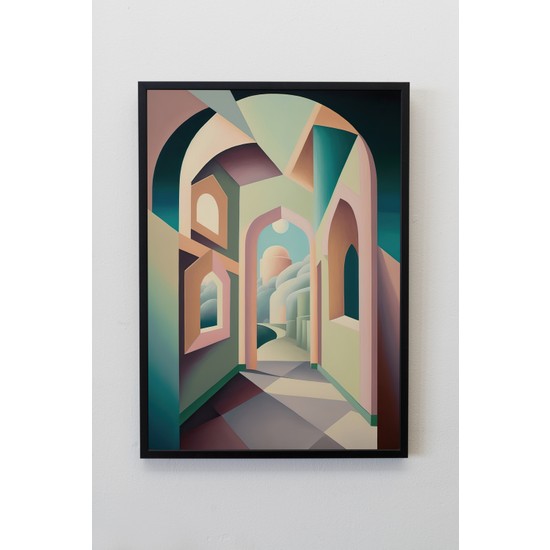illustro Koridor - Özel Tasarım Tablo Poster Artwork Duvar Fiyatı